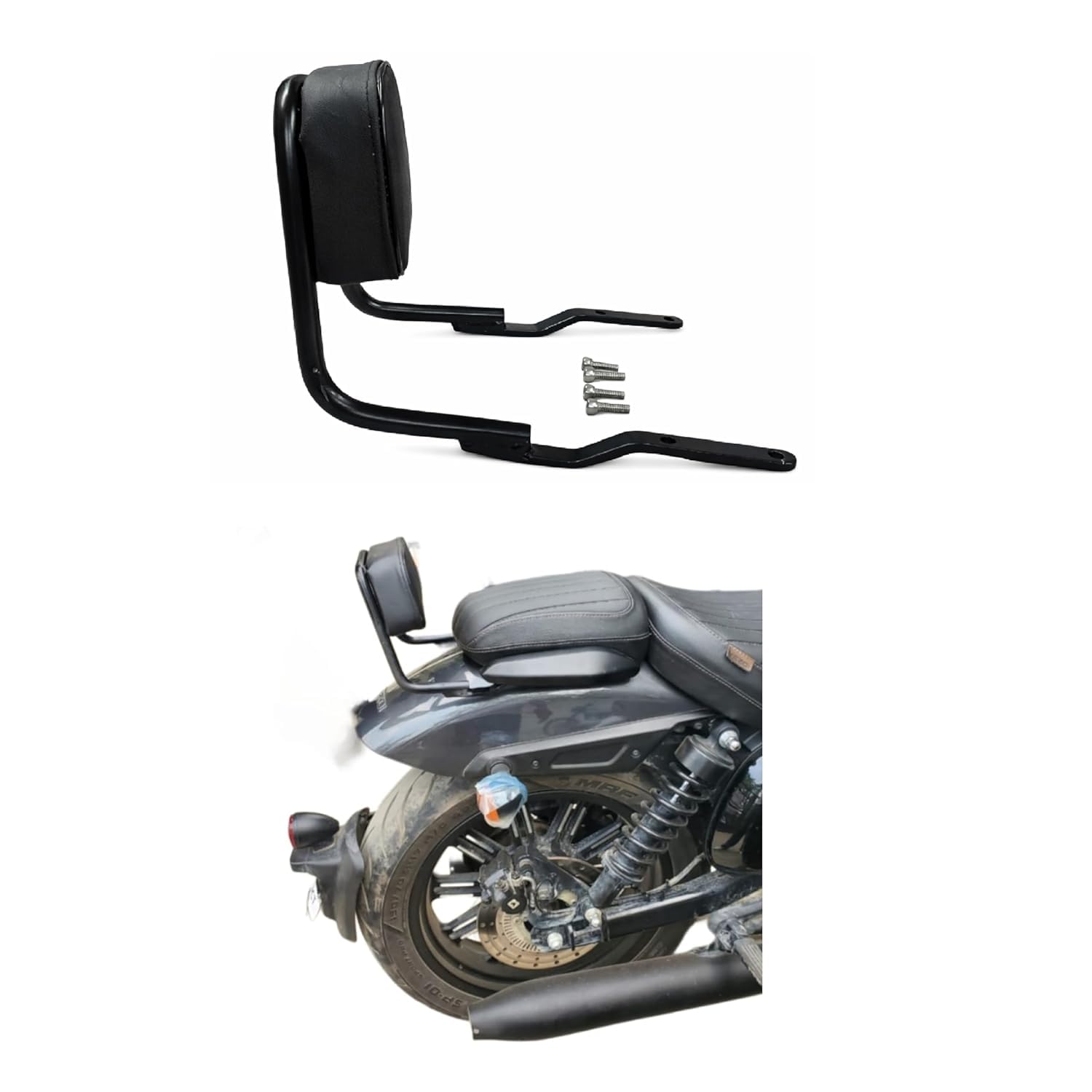 Prime Quality Yezdi Roadster Backrest With Meter Screen Guard NEW 2025 ...