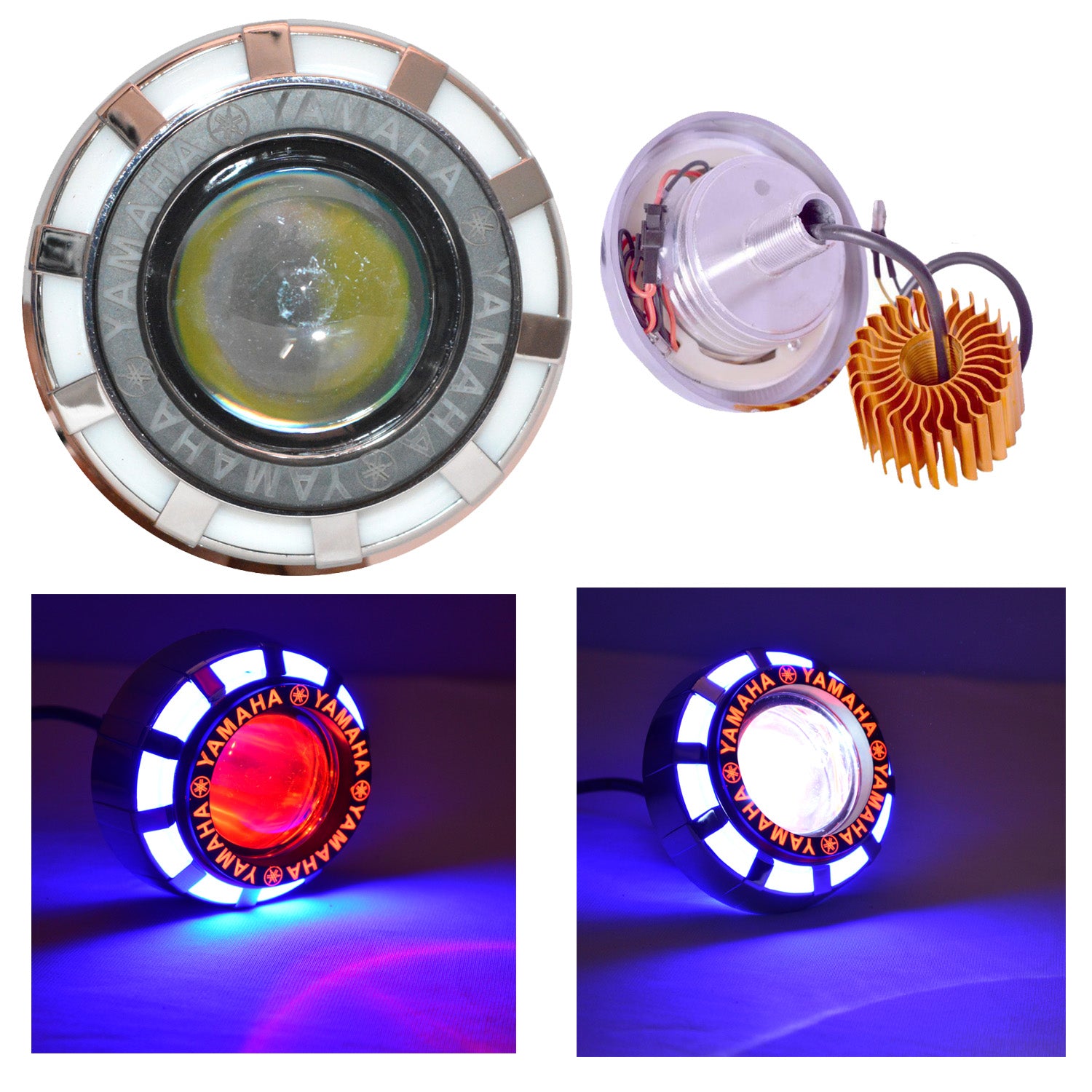 Projector Headlight In Bike